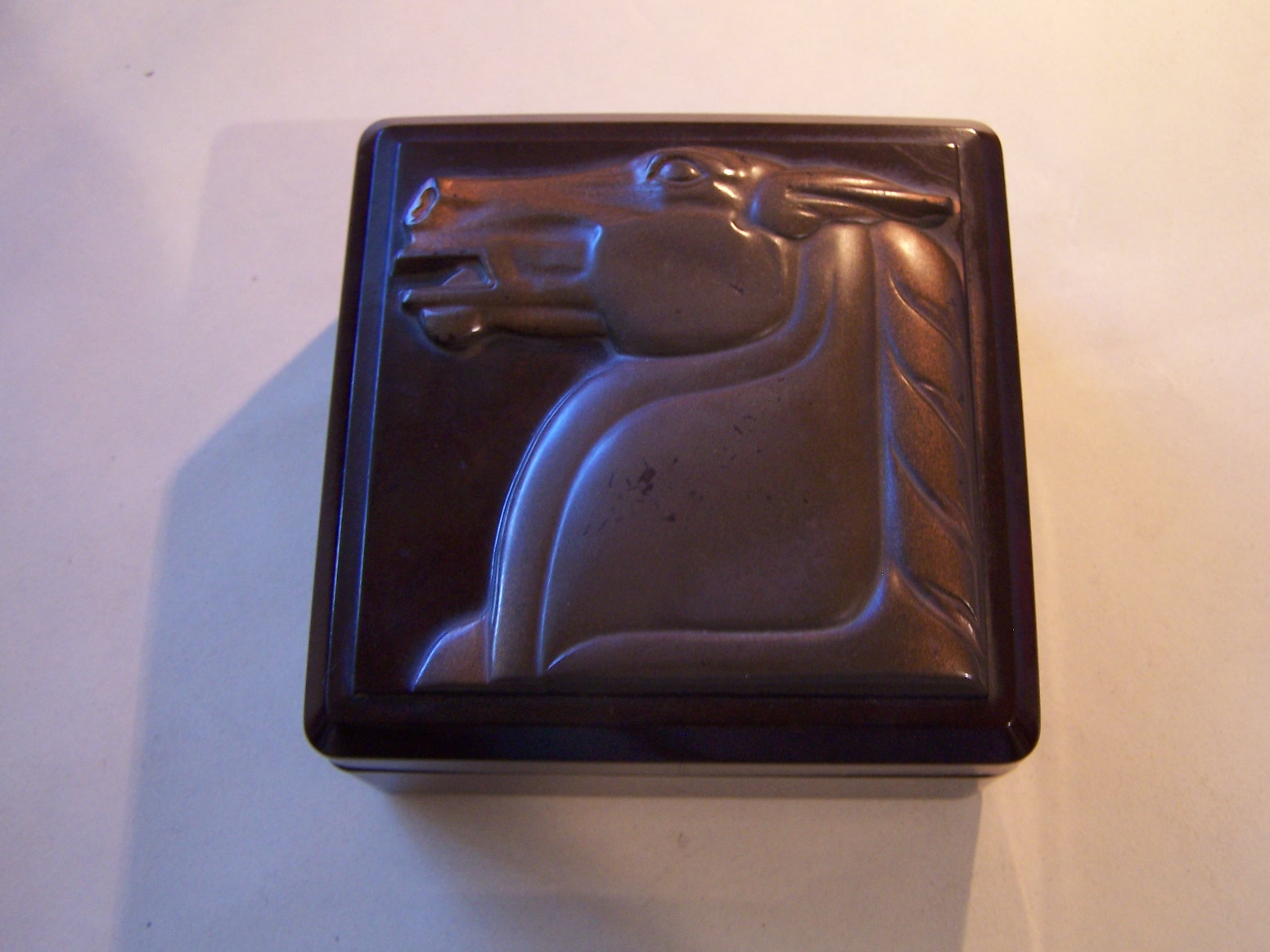 Hickok Bakelite? box with Horse head top. | Antiques Board