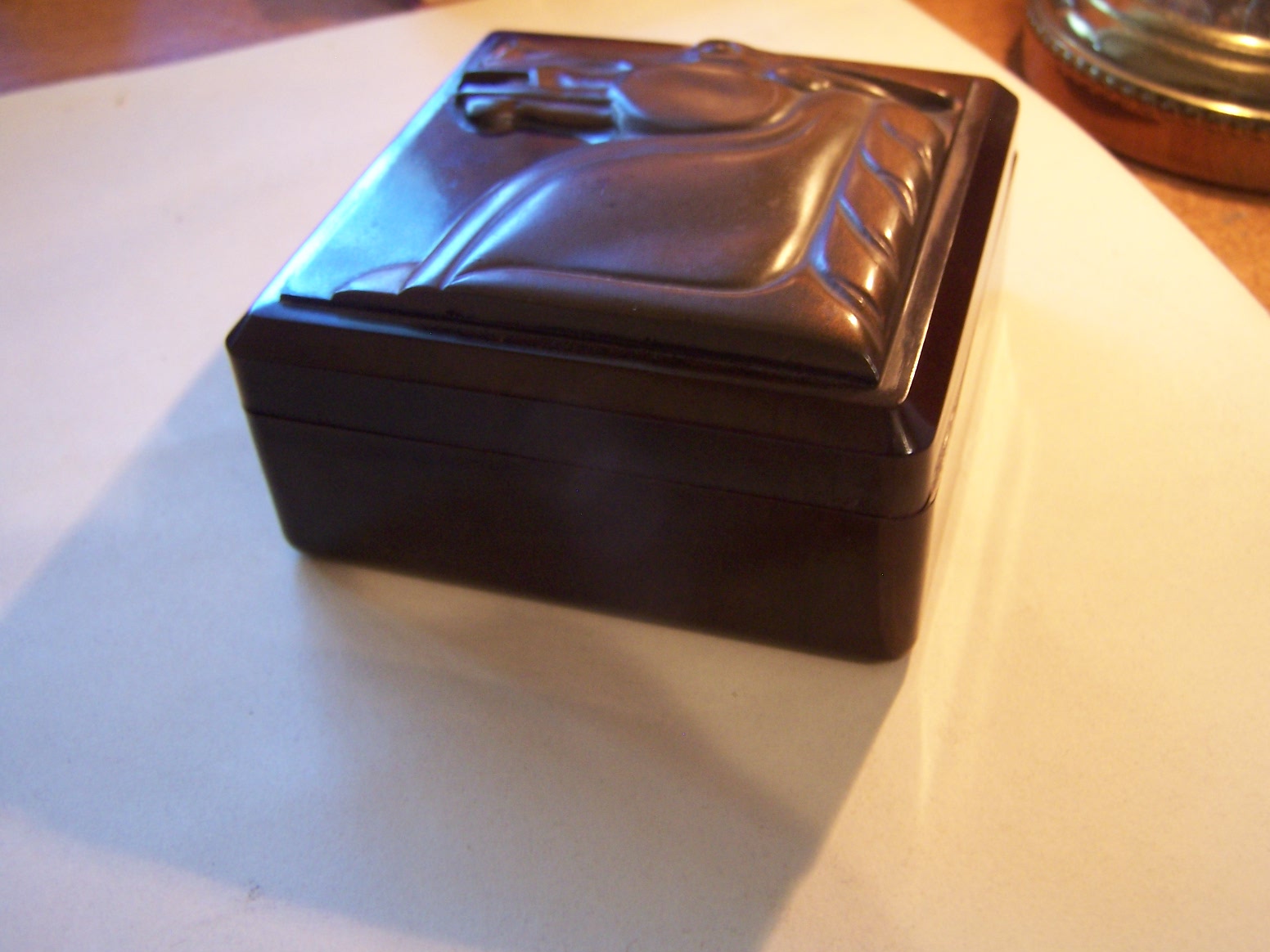 Hickok Bakelite? box with Horse head top. | Antiques Board