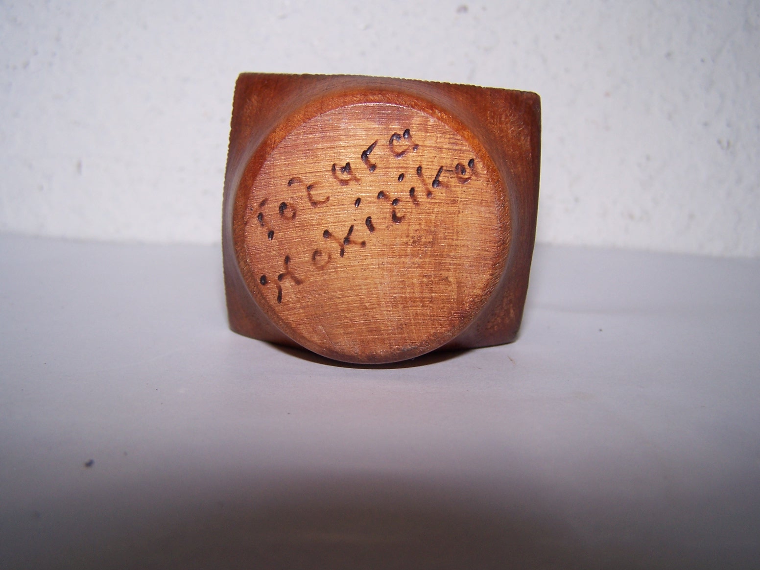 Totara Wood fence post carved Bud vase | Antiques Board