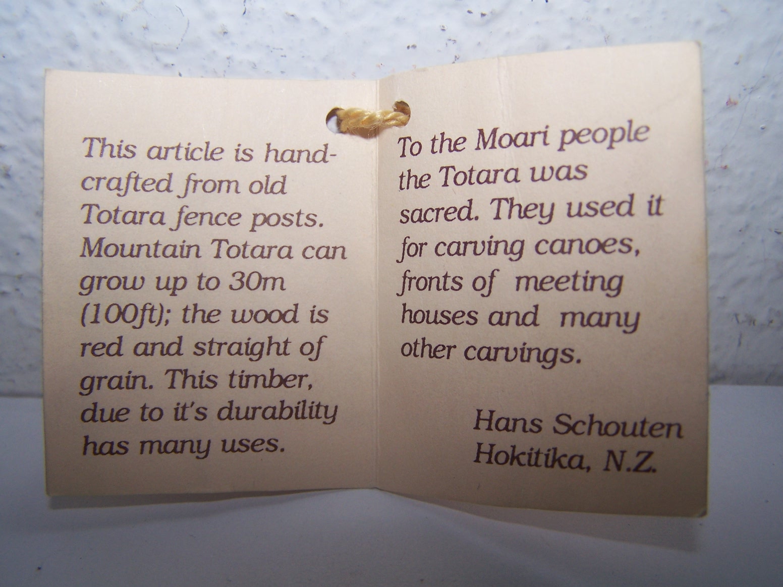 Totara Wood fence post carved Bud vase | Antiques Board