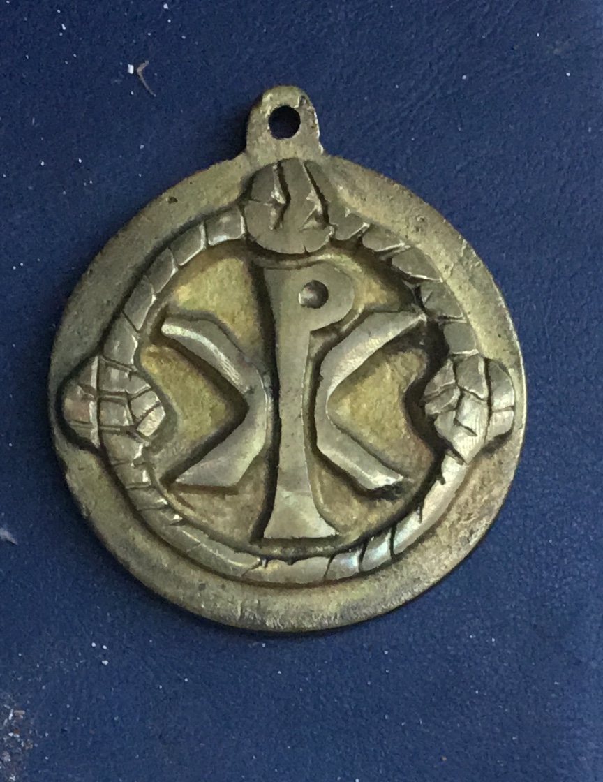 Heavy brass or bronze medallion. | Antiques Board