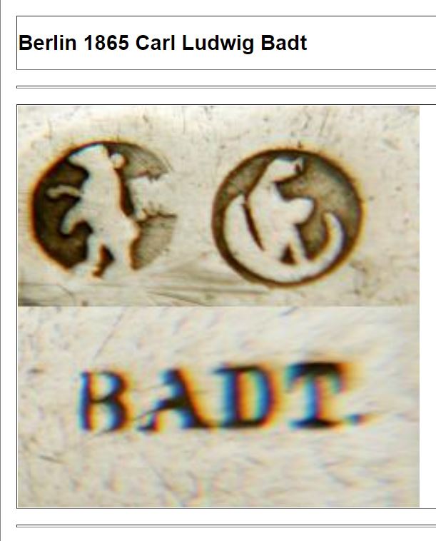 German Silver Marks Berlin date please? | Antiques Board