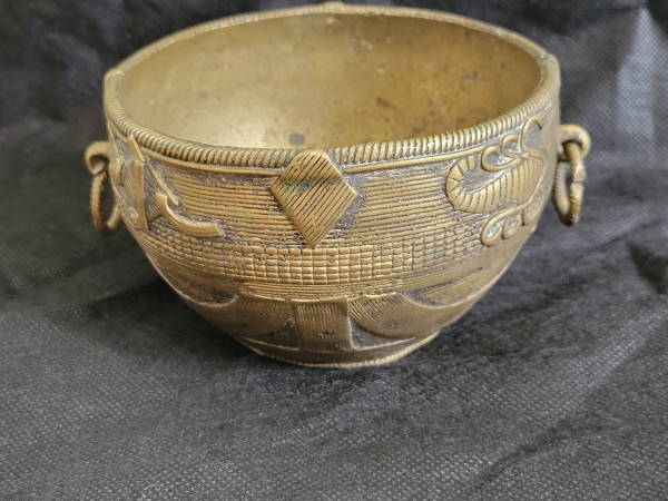 Antique Bronze African Ashanti Bowl | Antiques Board