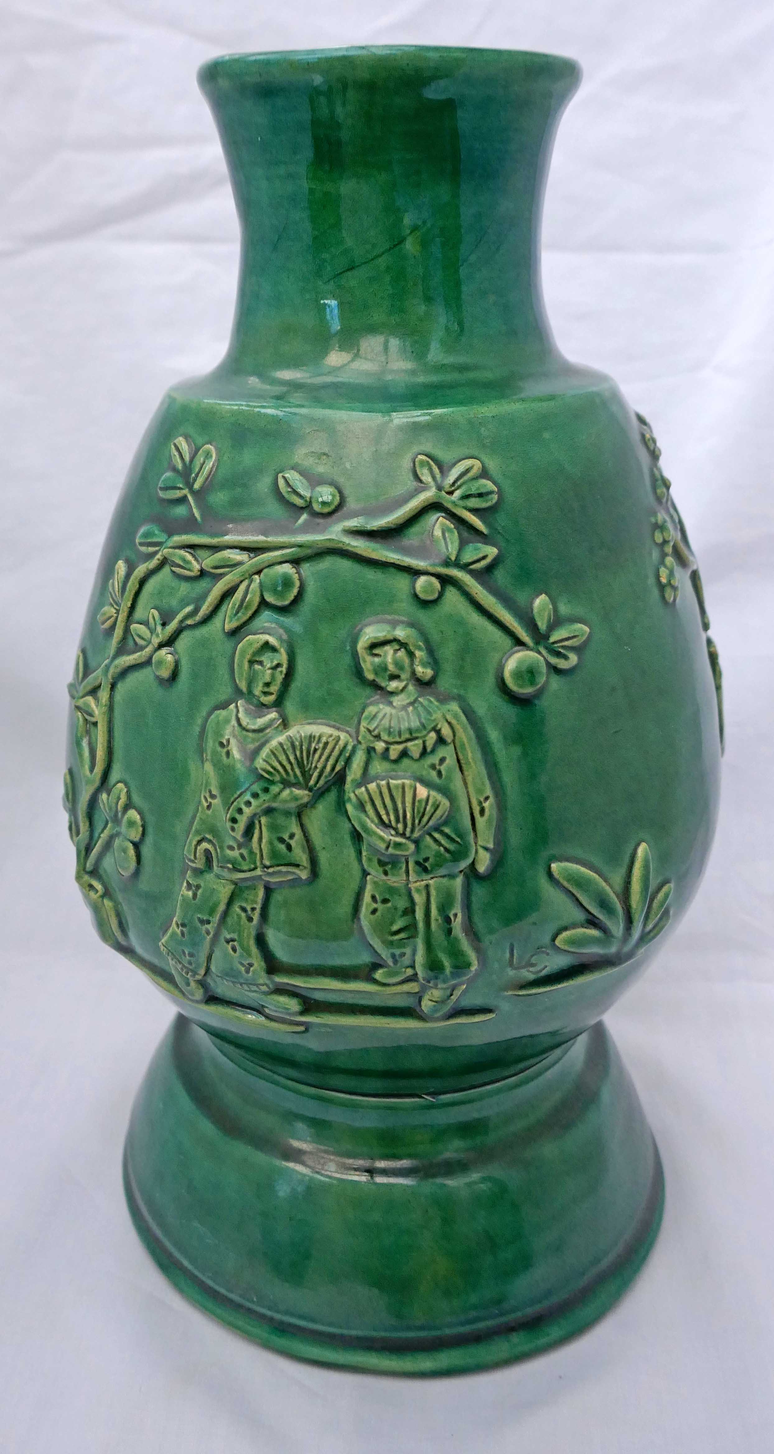 Green pottery vase - sort of Chinese, where to start! | Antiques Board
