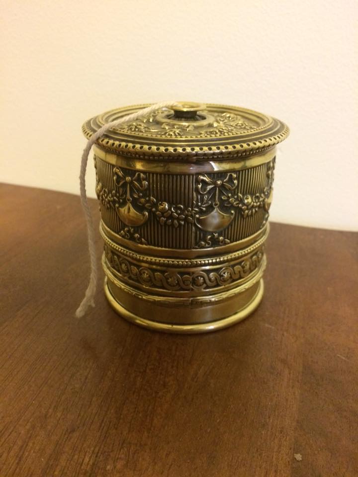 Solid Brass Victorian String-Caddy (Ca. 1900) | Antiques Board