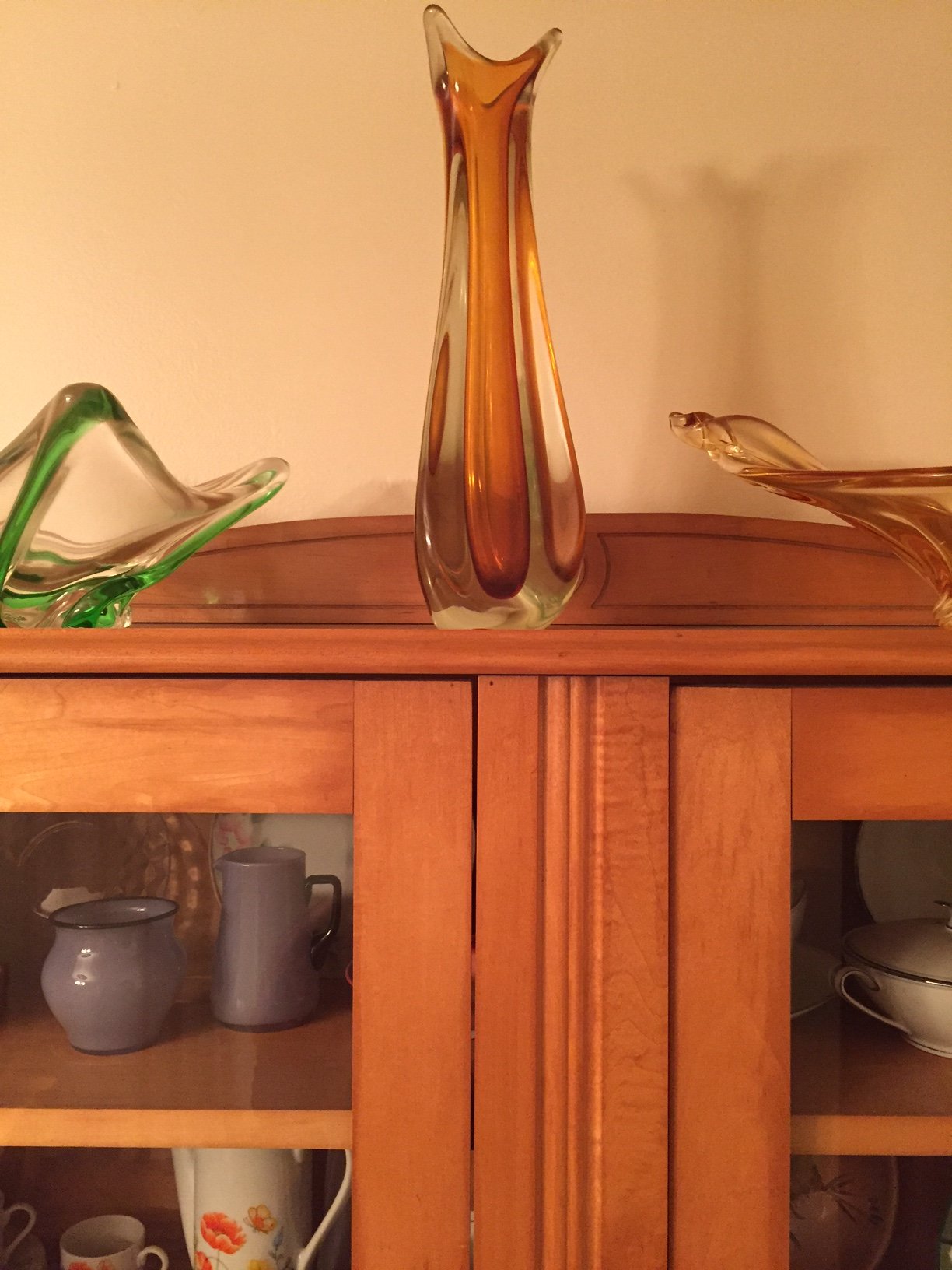 Canada Art glass vase | Antiques Board