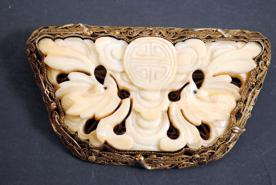 Chinese Filigree Brooch. New? Old? | Antiques Board