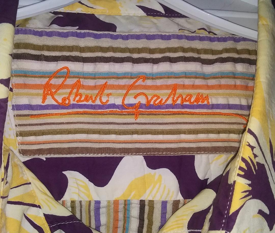 Has anyone seen a Robert Grahm shirt like this - Floral Hawaiian in ...