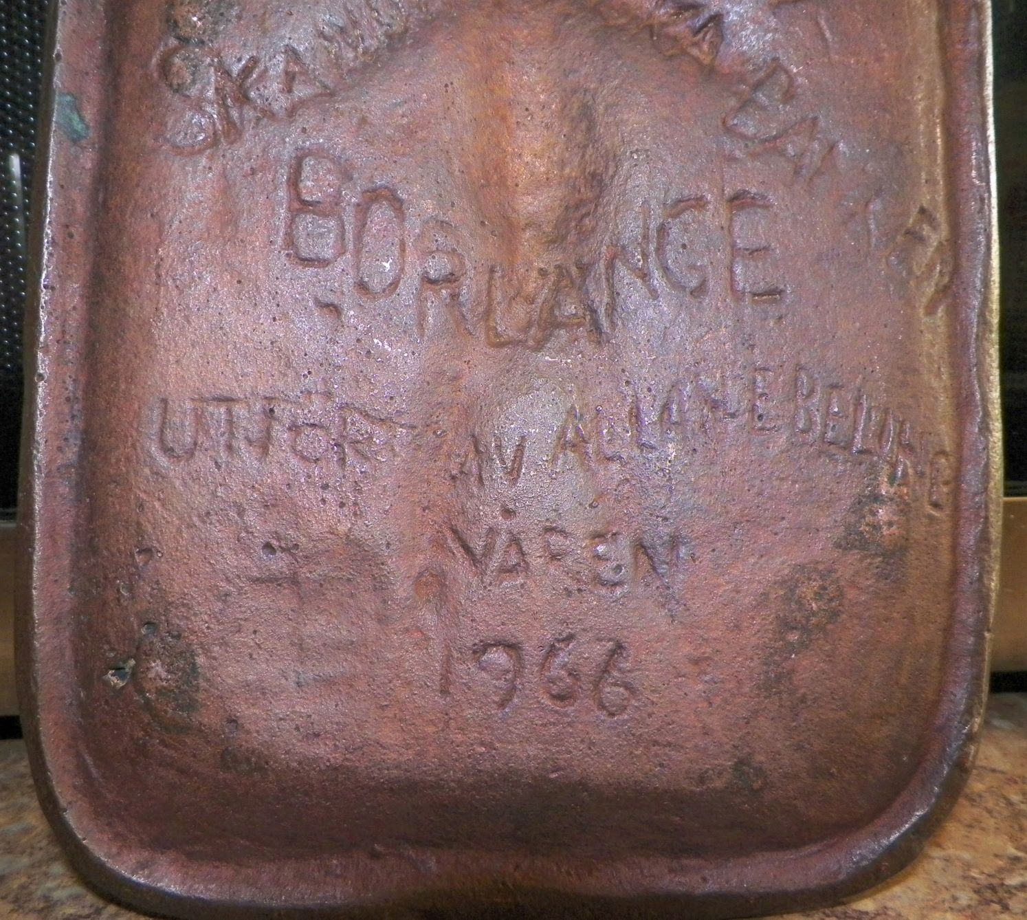 1766 or 1966 HEAVY BRASS(?) STORE/SHOP SIGN? | Antiques Board