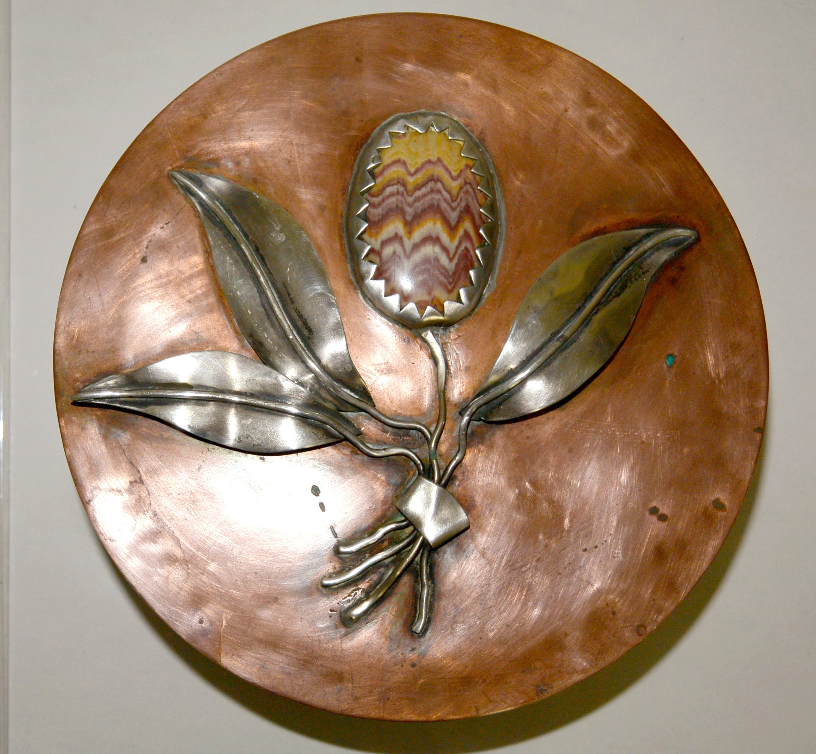 Signed Copper Bowl with Silver, Native American? | Antiques Board