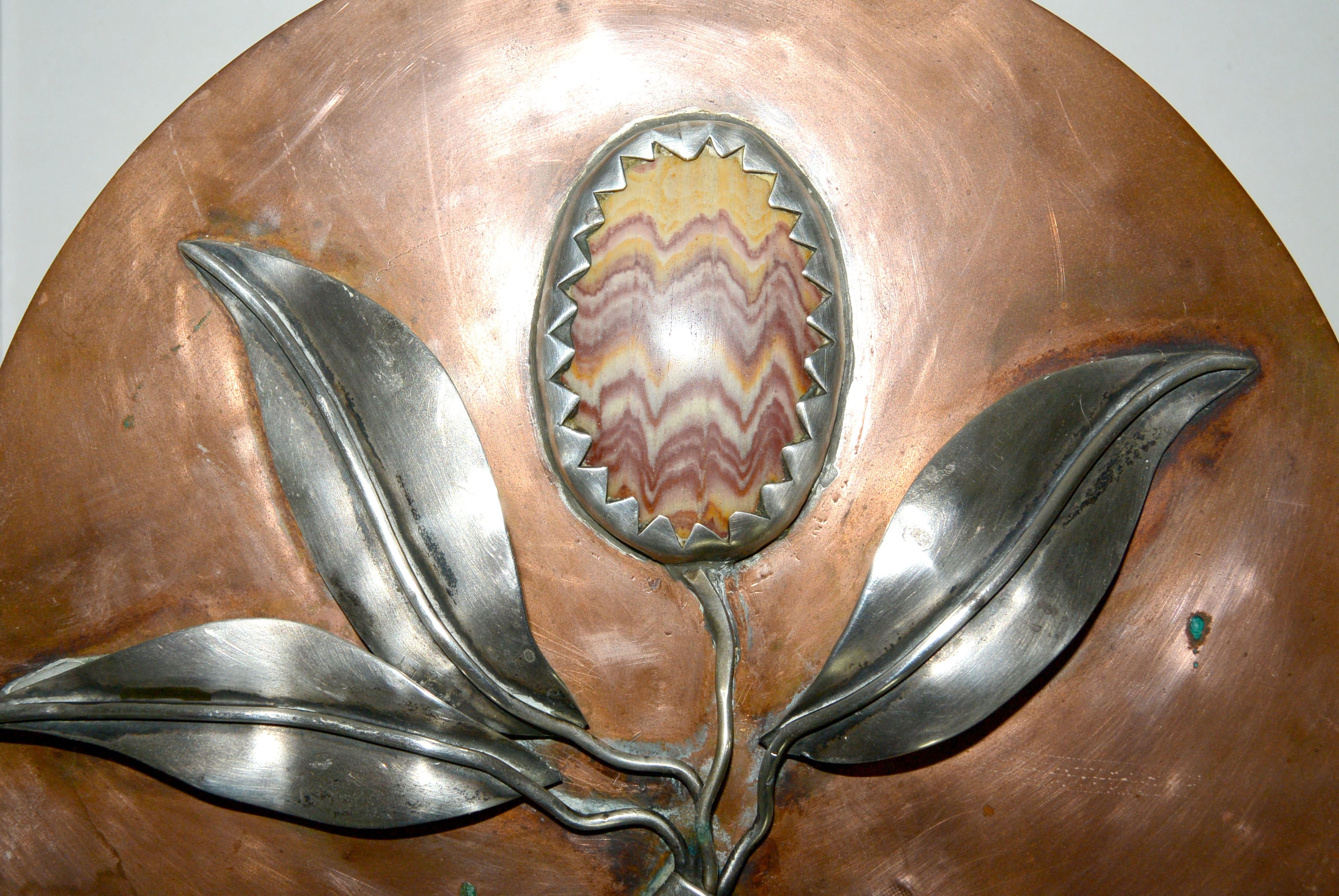 Signed Copper Bowl with Silver, Native American? | Antiques Board