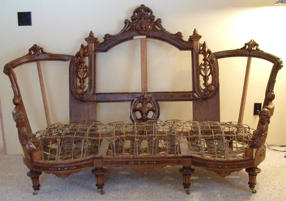 Antique Sofa, probably from St. Louis MO late 1800s | Antiques Board