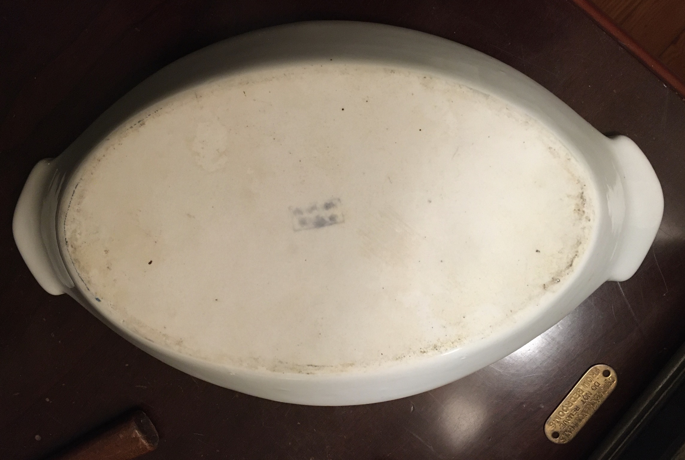 Chinese? Peach Tree Dish | Antiques Board