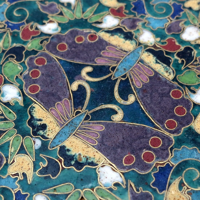 Cloisonne Plate, extremely detailed design - any idea of age ...