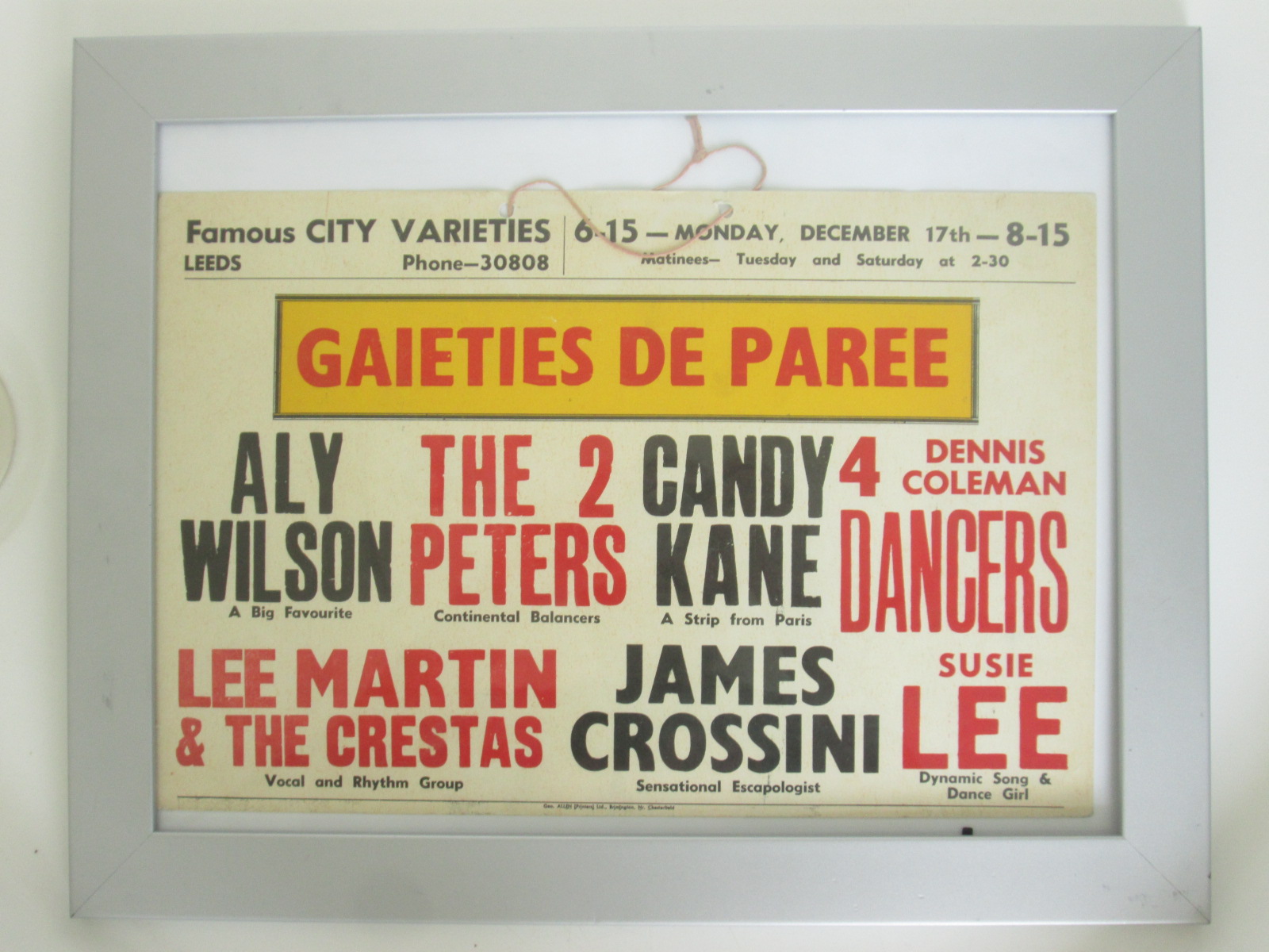 vintage show poster | Antiques Board