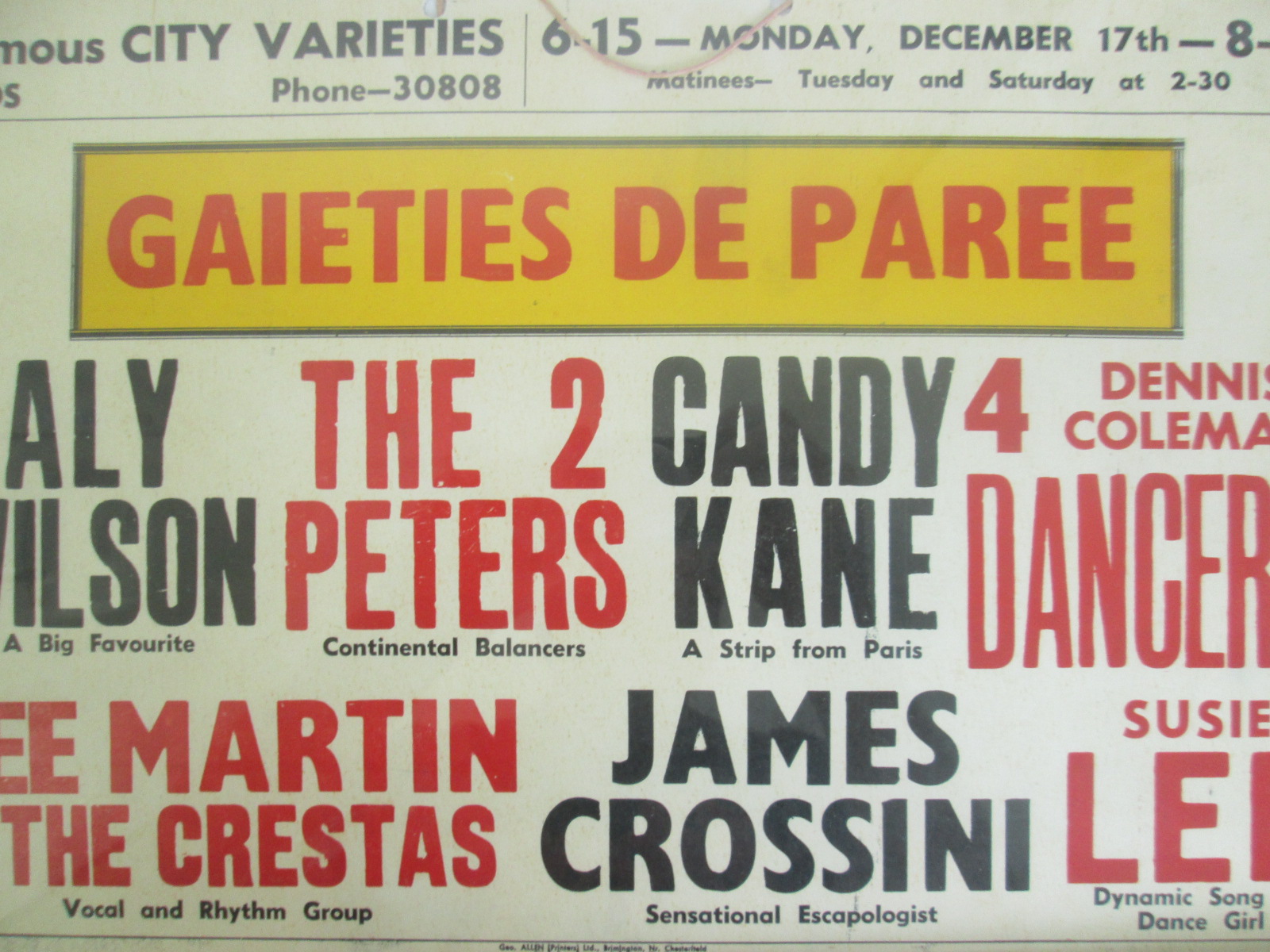 vintage show poster | Antiques Board