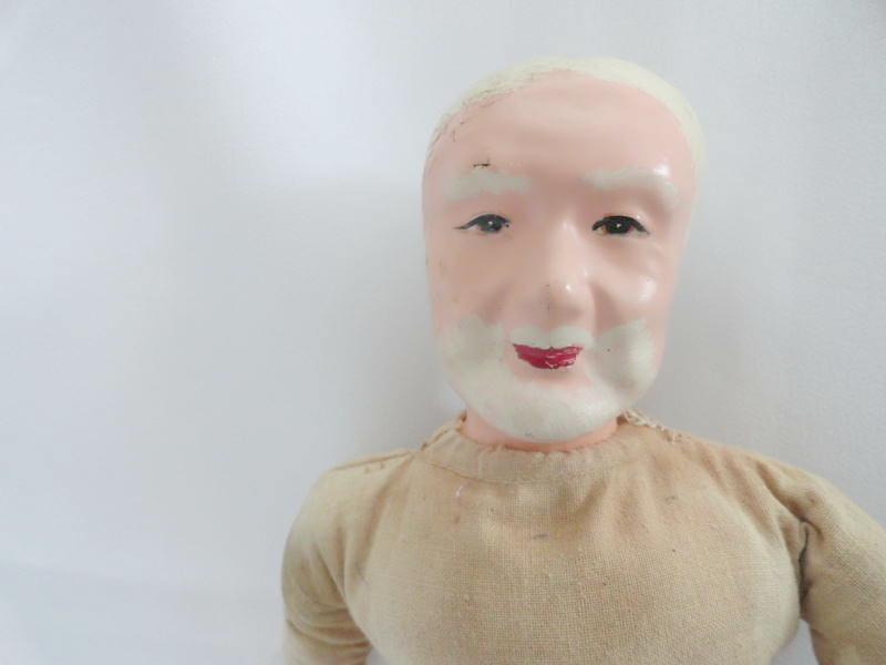 Old Man Doll Plaster and Cloth? Body | Antiques Board