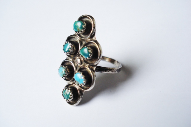 1940s sterling turquoise Zuni style ring? | Antiques Board