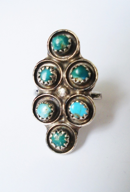 1940s sterling turquoise Zuni style ring? | Antiques Board