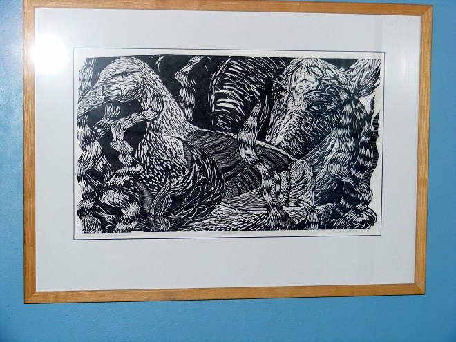 Help With Signature On Linocut | Antiques Board