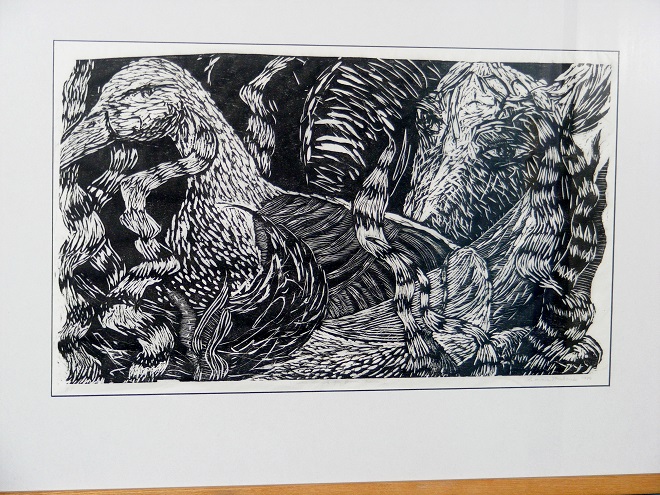 Help With Signature On Linocut | Antiques Board