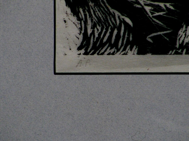 Help With Signature On Linocut | Antiques Board