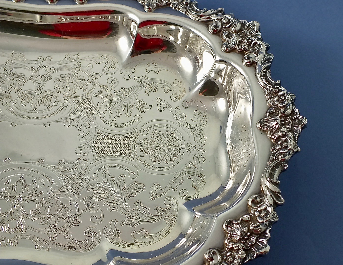 What would this silverplate Tray/Bowl have been used for? | Antiques Board
