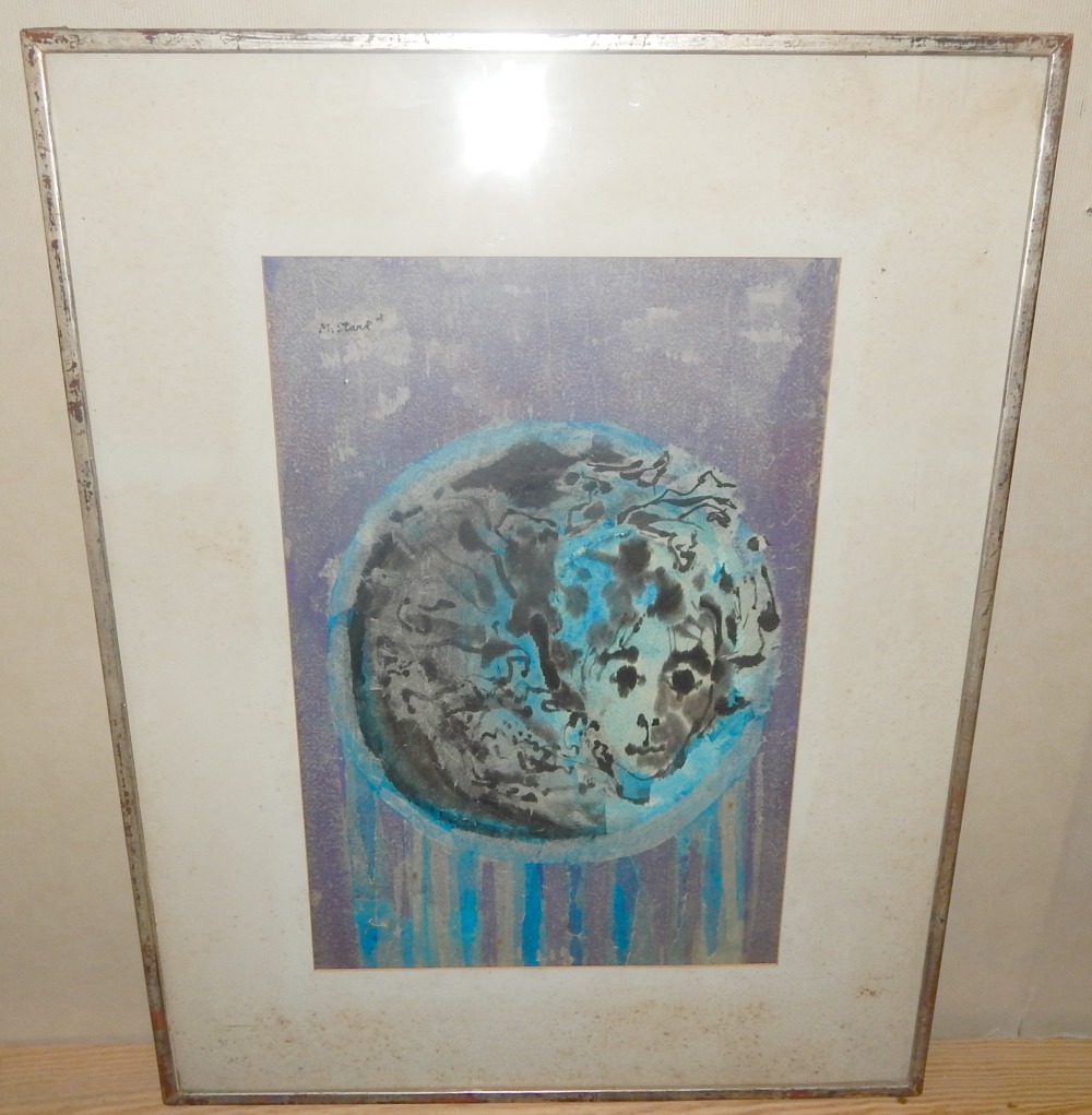 Margaret Stark Head in the moon painting, how much would this be worth ...