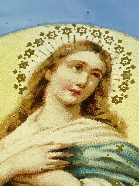 Religious pictures Mary & Crib scene | Antiques Board