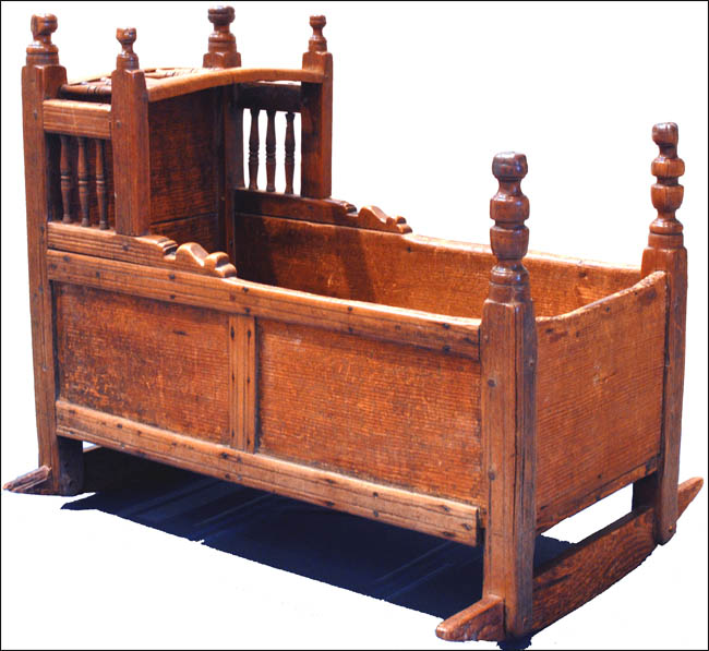 Antique baby cradle help | Antiques Board