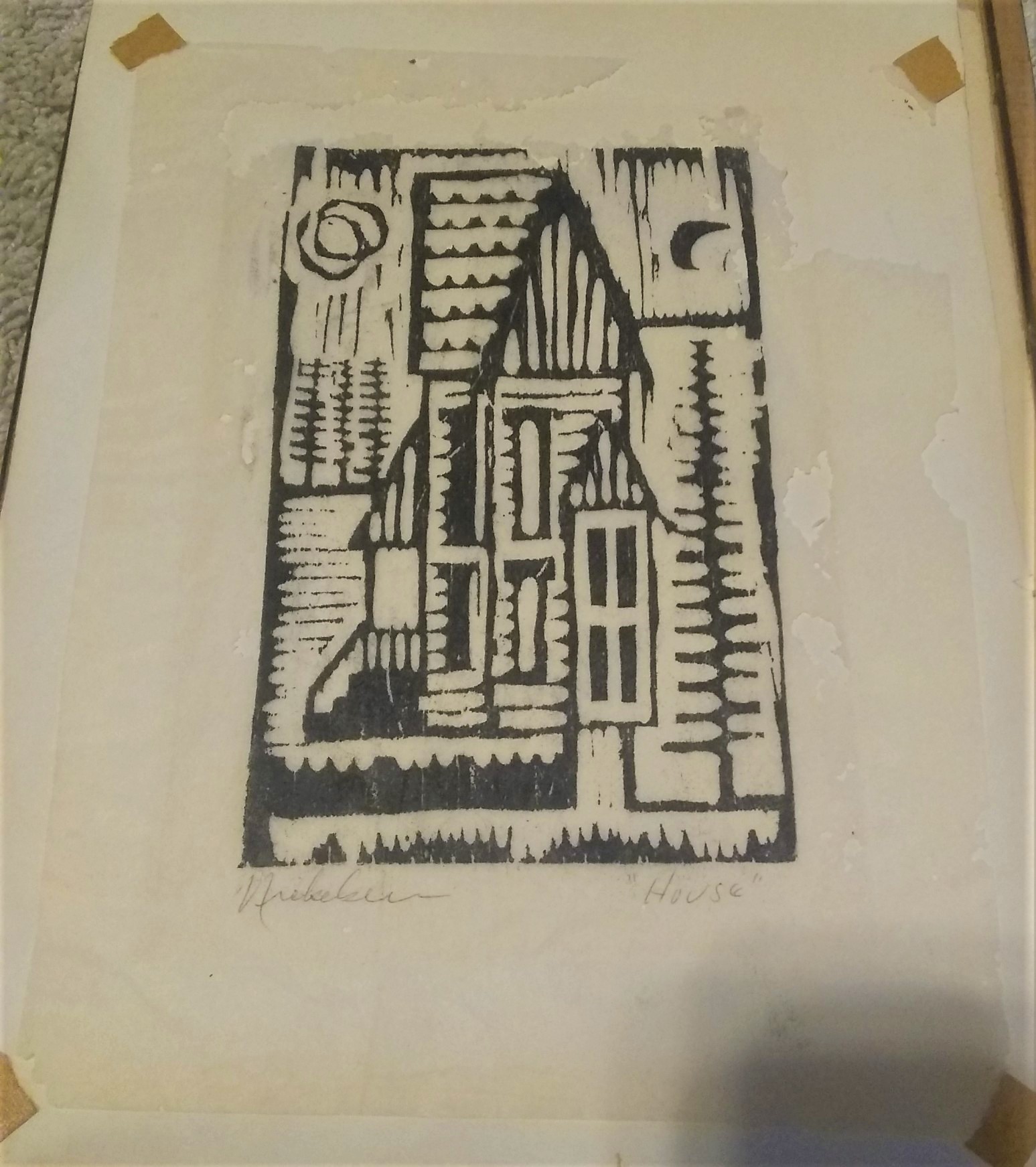 Damaged Woodcut Print Artist? | Antiques Board