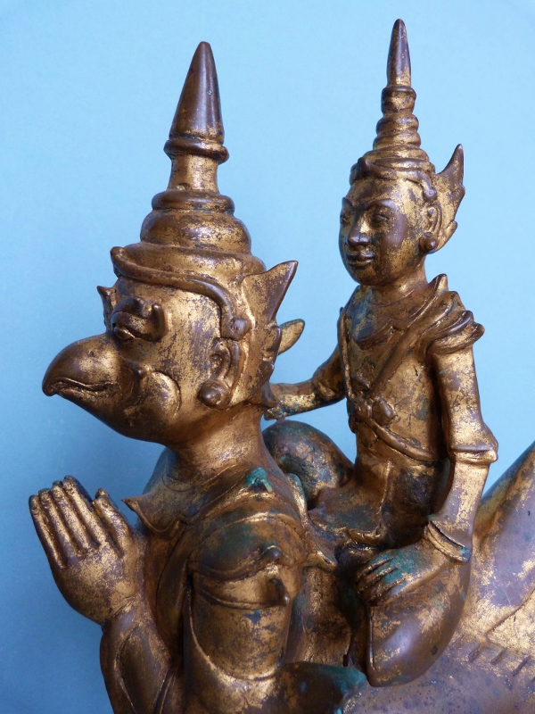 Thai or Burmese? Garuda with Rider - Vishnu or Rama? | Antiques Board