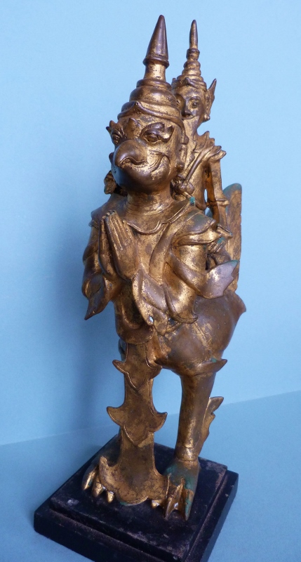 Thai or Burmese? Garuda with Rider - Vishnu or Rama? | Antiques Board
