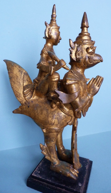 Thai or Burmese? Garuda with Rider - Vishnu or Rama? | Antiques Board