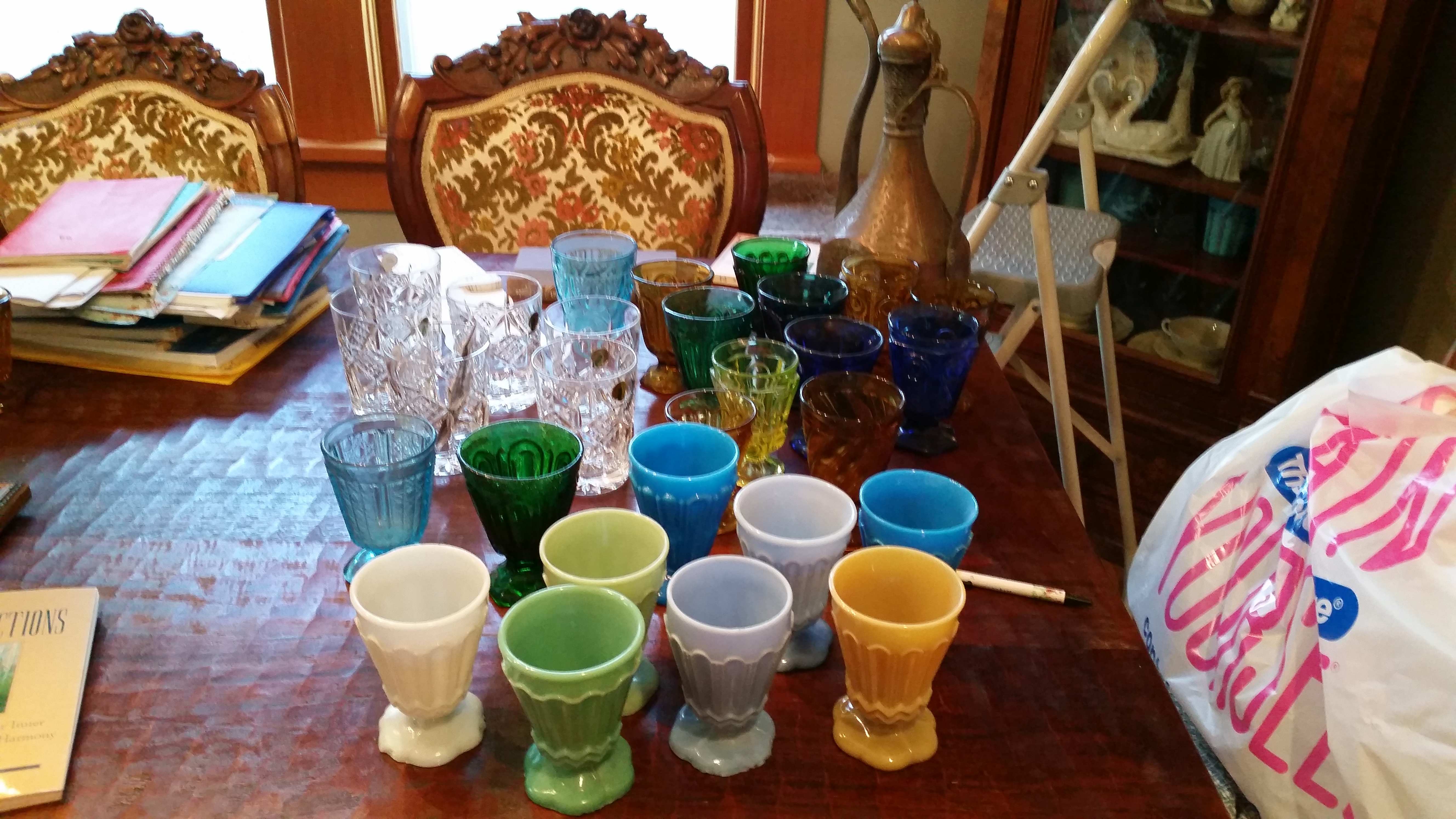 Antique Glass collection, ID help needed | Antiques Board