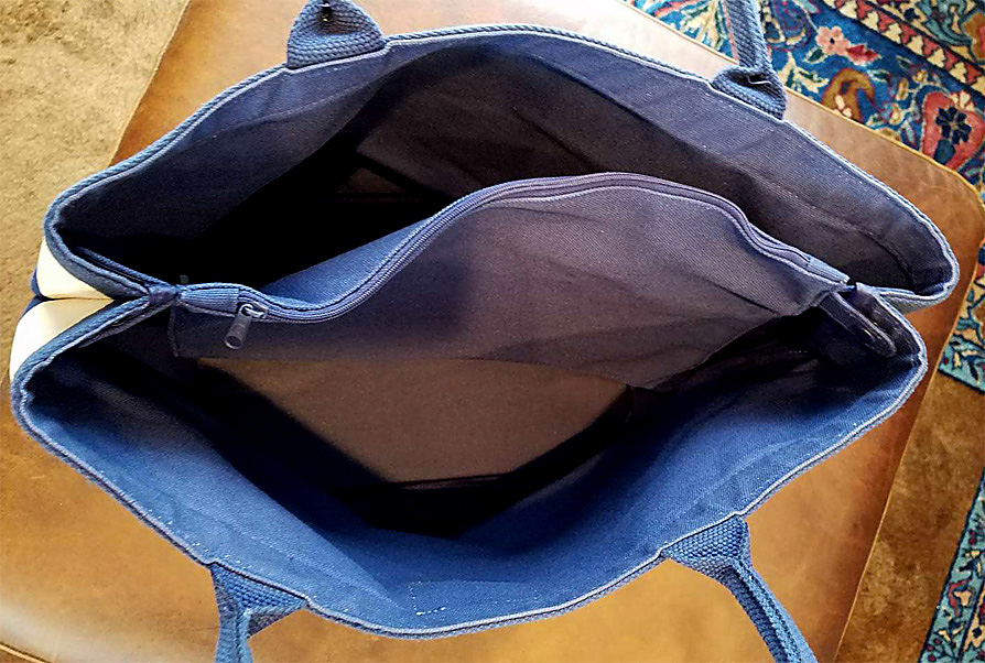 VINTAGE 20" Width, 14" Height GUERLAIN PARIS CANVAS 'TOTE BAG ...