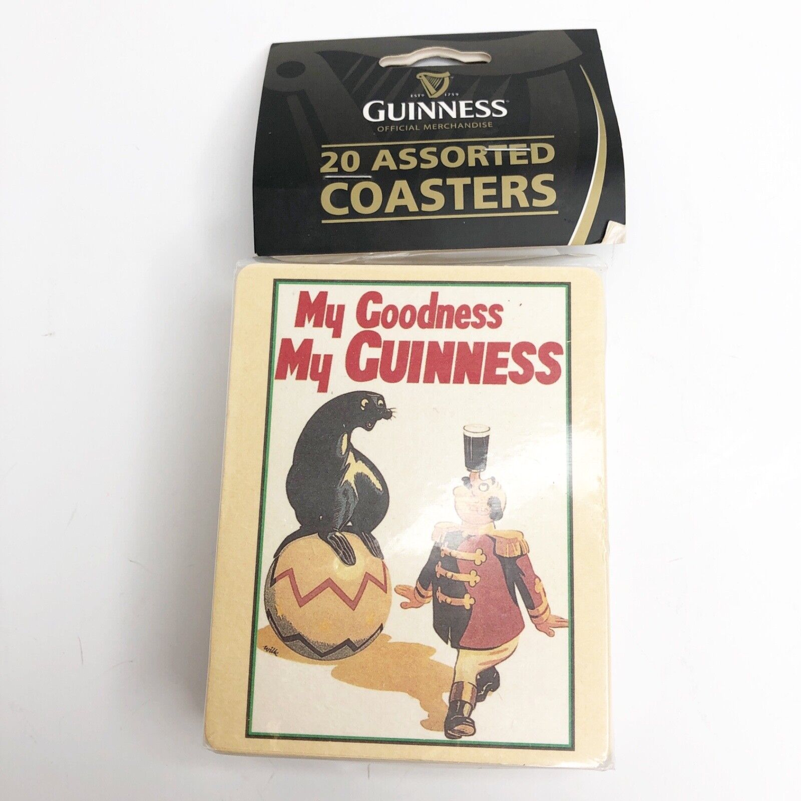 16 Vintage My goodiness,My Guinness Art Advertising Double Card ...