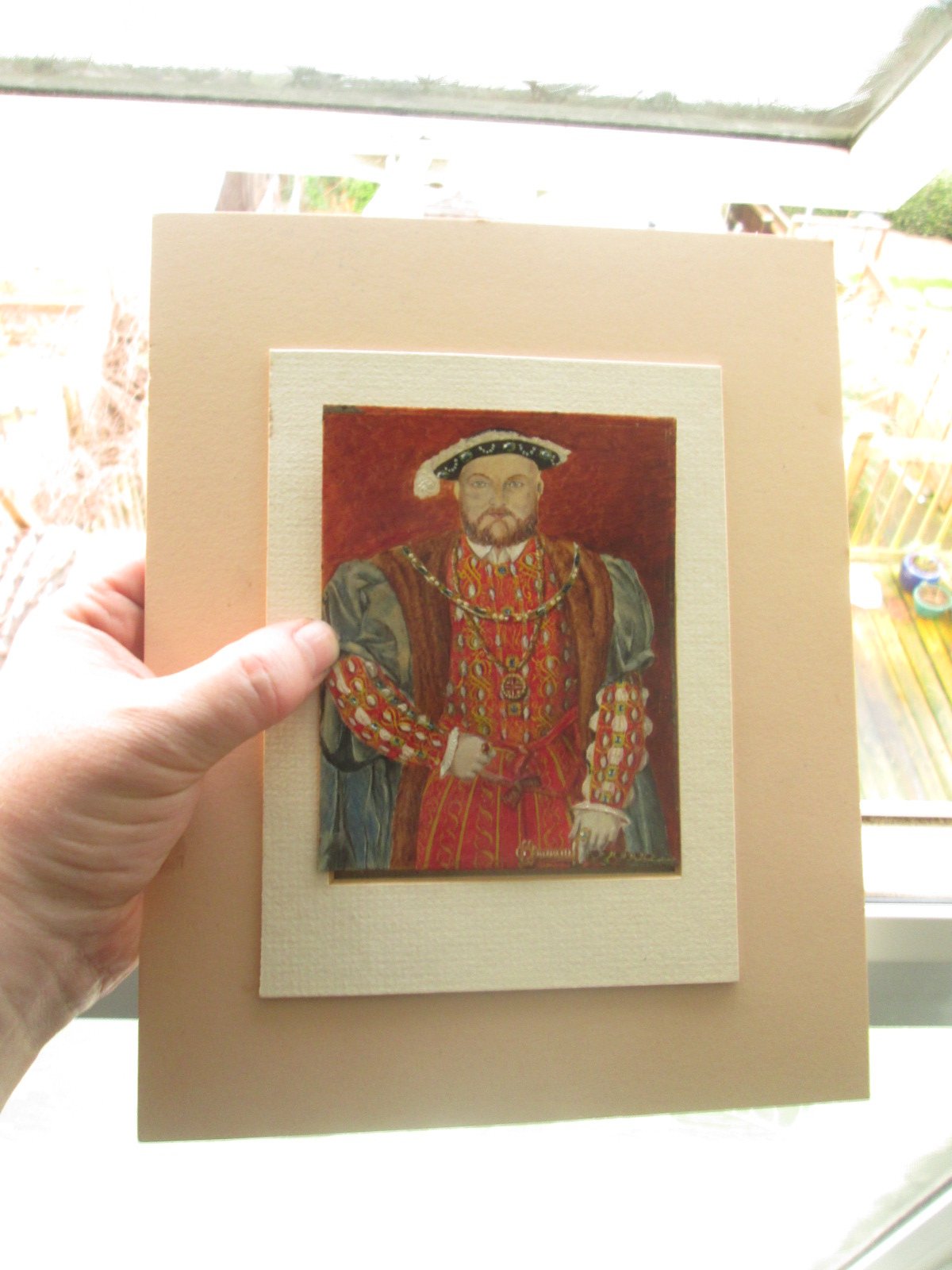 Henry VIII miniature painting | Antiques Board