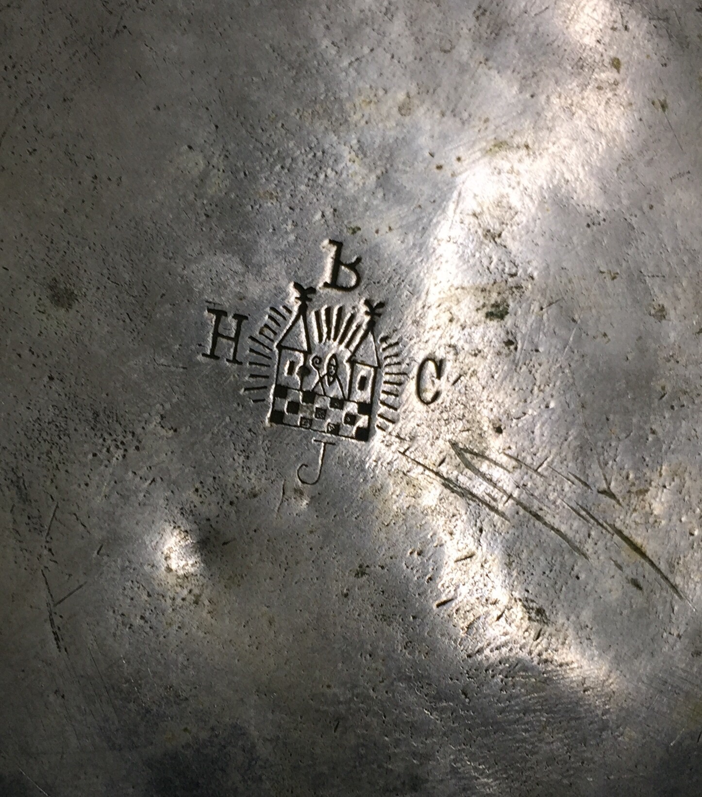 Silver Plate Castle Hallmark | Antiques Board