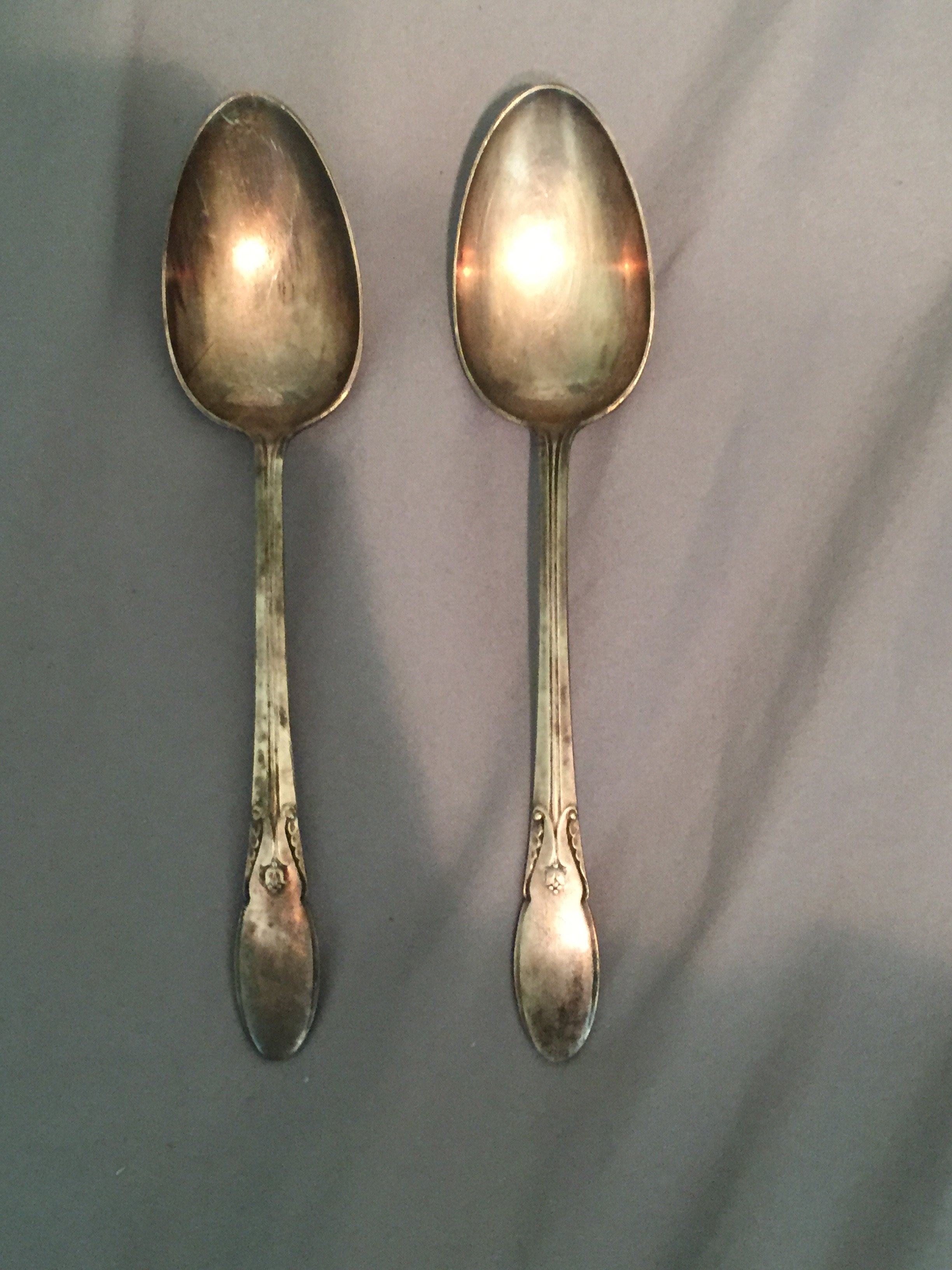 Two Very Old Spoons Antiques Board