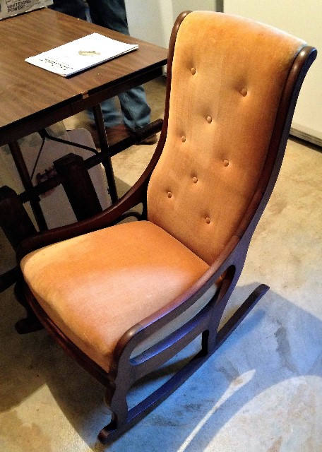 Need help identifying era of this family rocking chair | Antiques Board