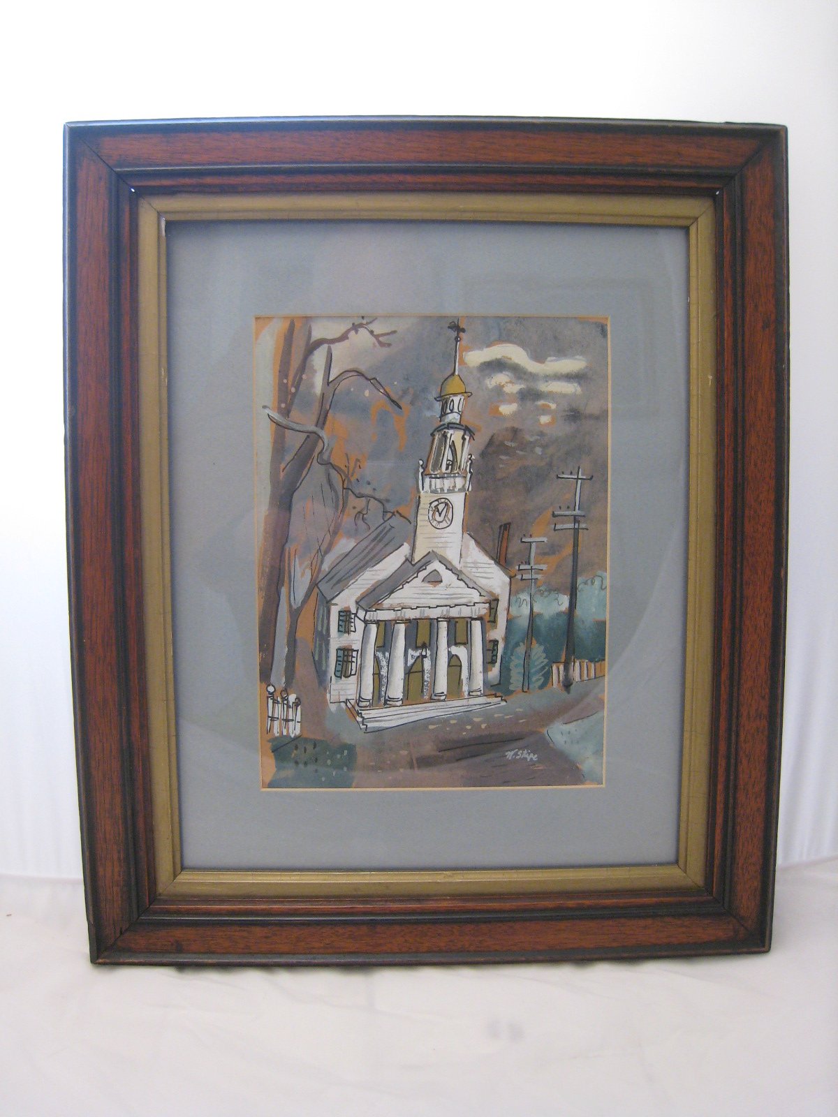 William Stipe Painting and Antique Frame | Antiques Board