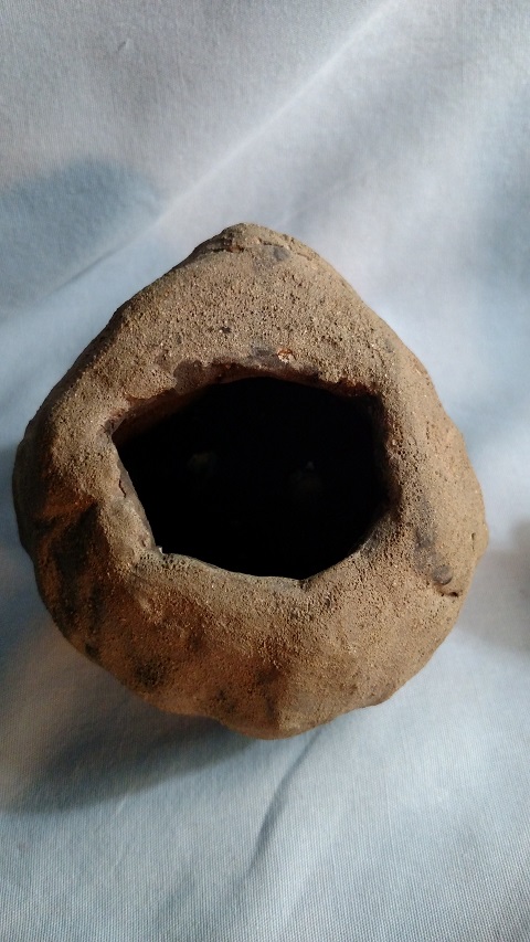 Primitive Clay Head Sculptures with Shell Teeth - What Do I have ...