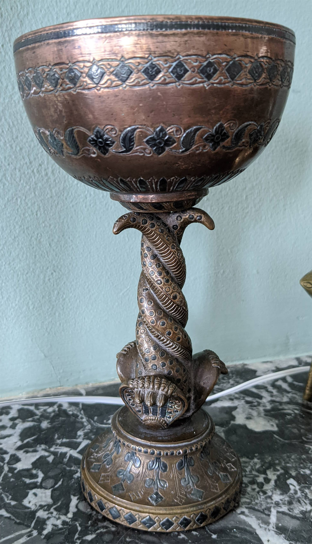 Persian Copper Goblet | Antiques Board