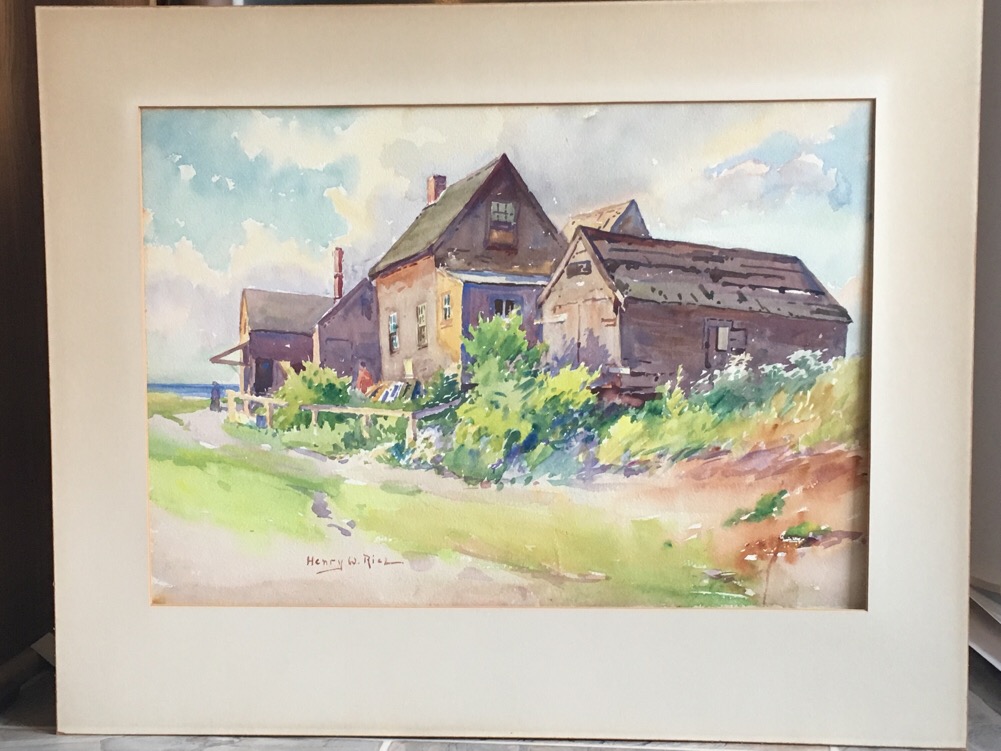2 Henry Rice Watercolors | Antiques Board