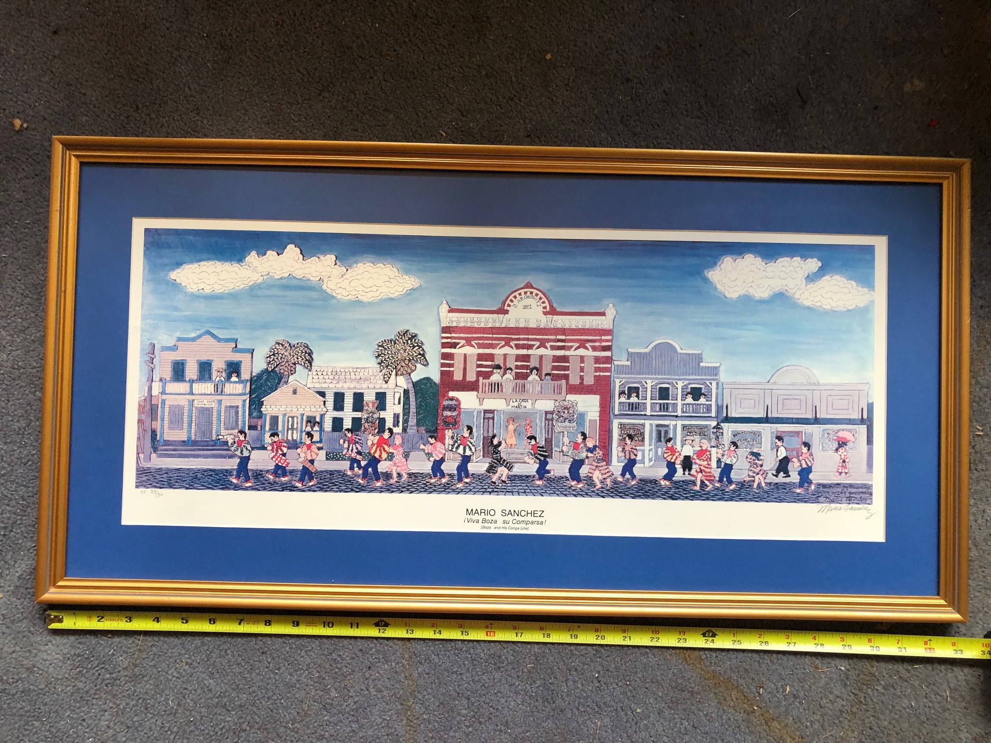 Mario Sanchez Artist Proof How To Price This Item ?? | Antiques Board