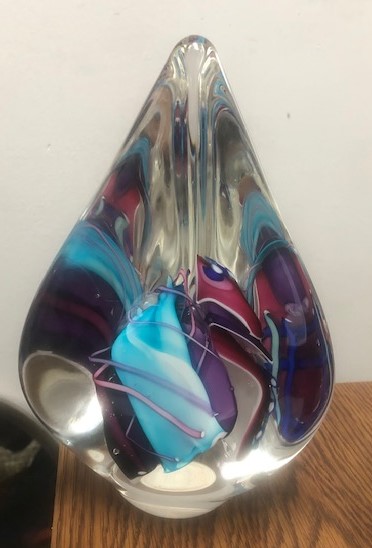 Art Glass Paperweight Sculpture Signature help | Antiques Board