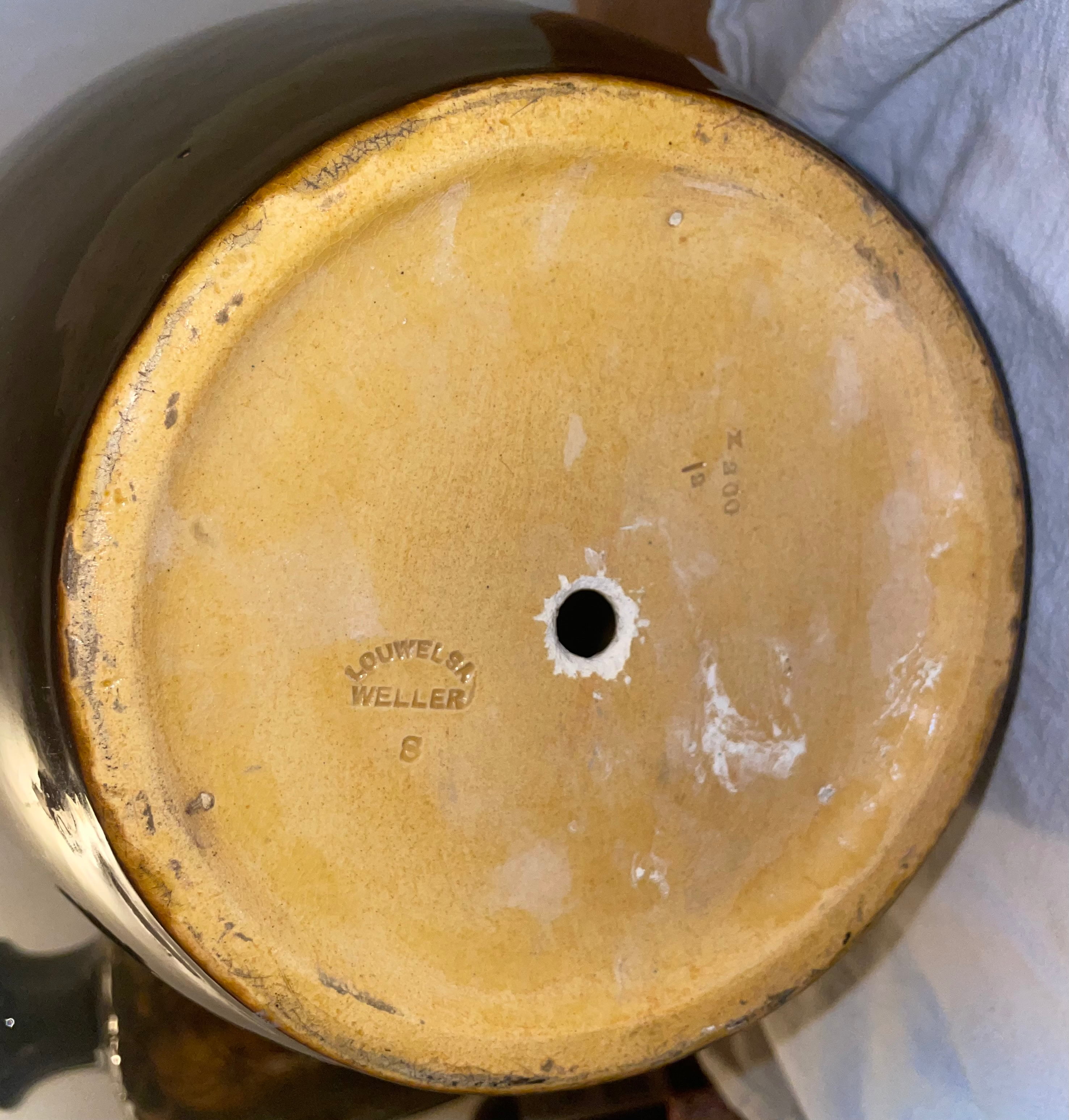 Huge Weller Louwelsa Vase E. Roberts | Antiques Board