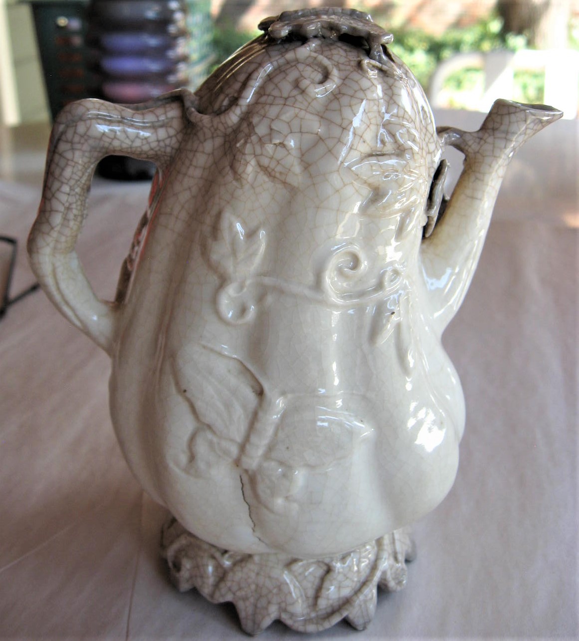 Very Unusual Cadogan Wine/Water Pot...Anyone Seen One Similar ...