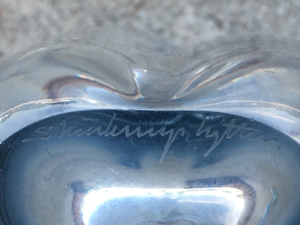 Signed Crystal Vase | Antiques Board